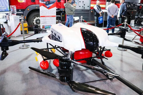 Hardcore modification! Heavy duty MYUAV fire fighting and rescue UAV ...
