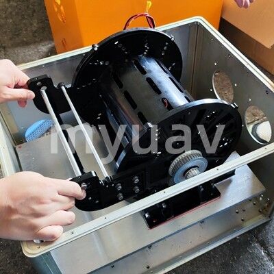 Portable Drone Winch System 300m Lightweight Winch For Drone